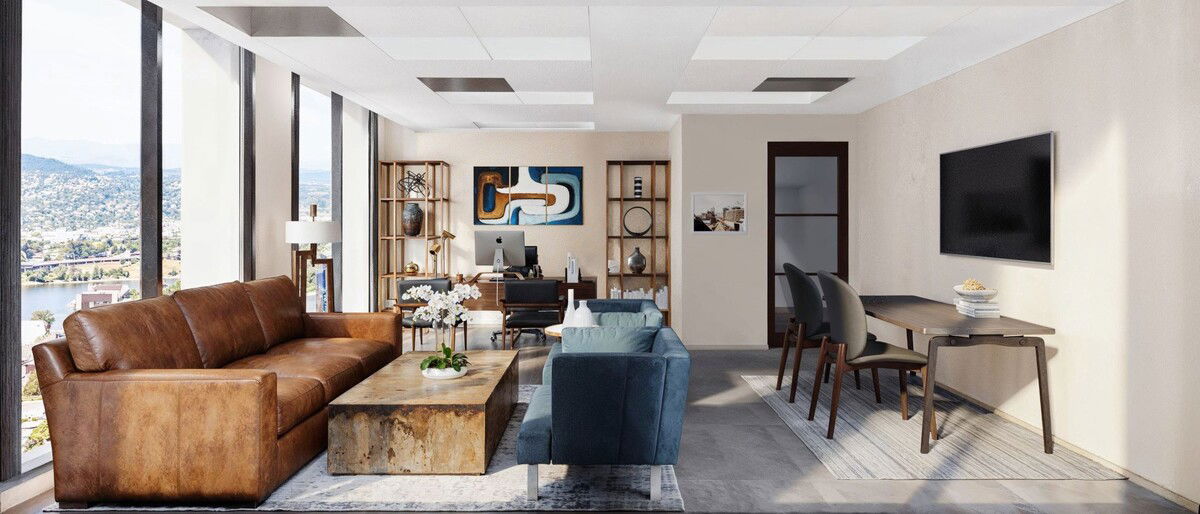 Masculine Business Office Design | Decorilla