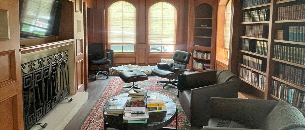 Traditional Wooden Library Renovation | Decorilla