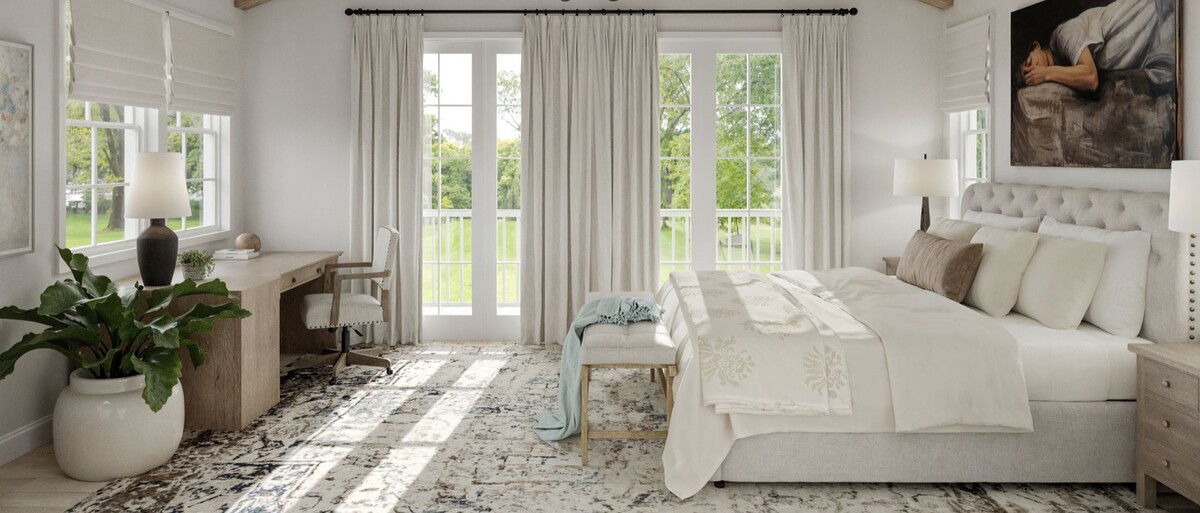 Spanish Style Condo Master Bedroom Lakeside Apartment In Sarasota, Los