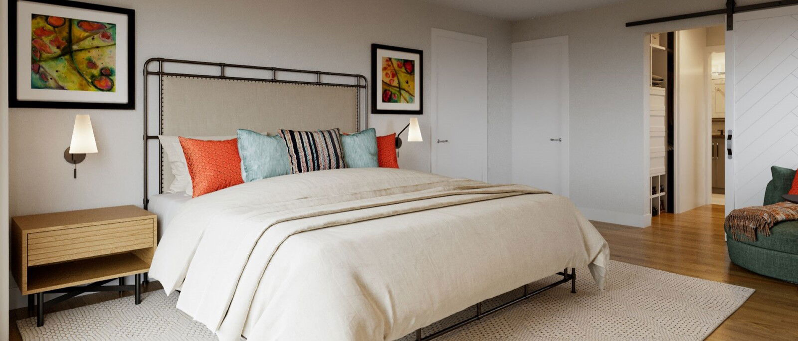 Contemporary Master Bedroom Suite Design | Decorilla