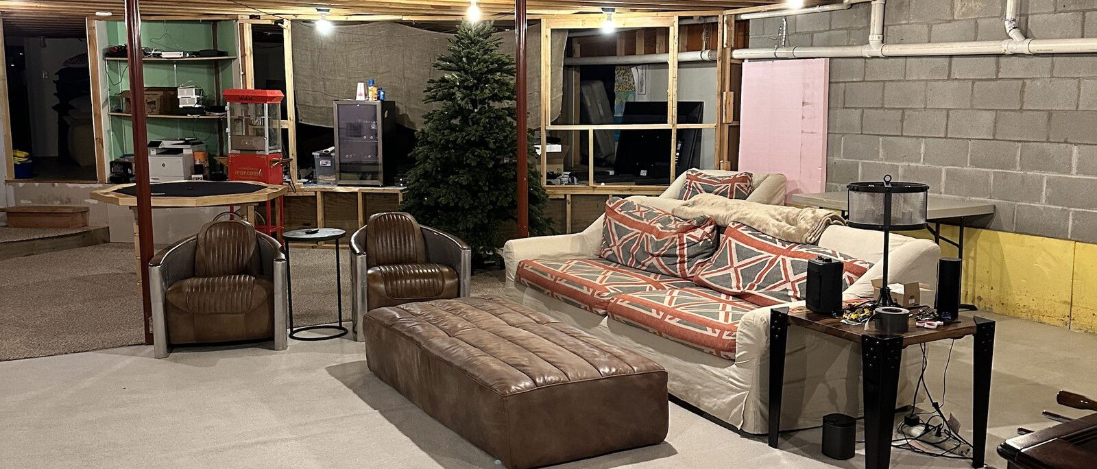 Black, Rustic & Industrial Game Room | Decorilla