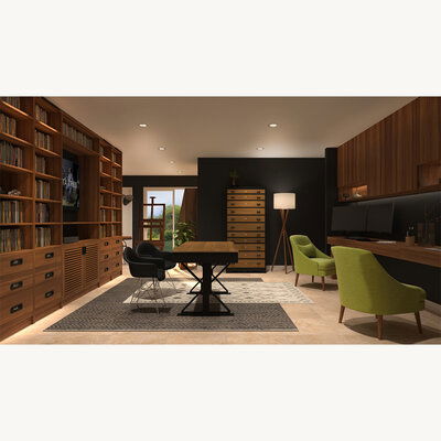 Interior design sample by Iulia B.