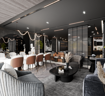 Interior design sample by Omnia A.