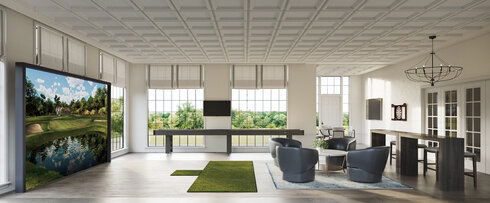 Masculine Country Club Lounge Interior Design | Decorilla