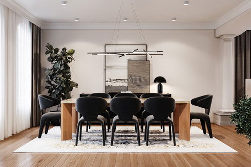 Modern Neutral Living Room Reno | Decorilla