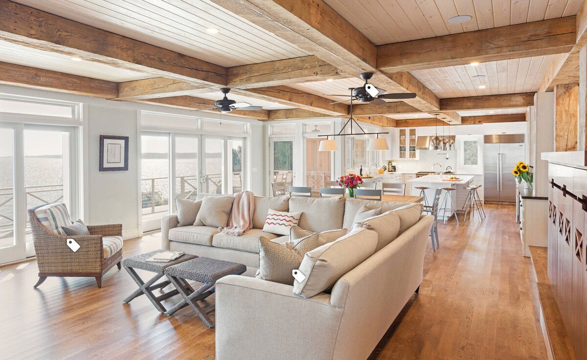 Relaxing Coastal Summer House Interior Design | Decorilla