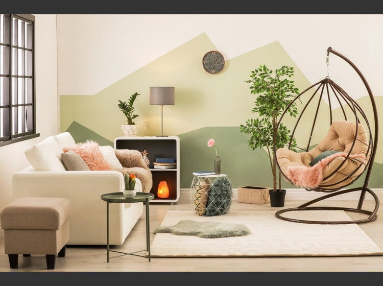 Comfy Eclectic Living Room Interior Design | Decorilla