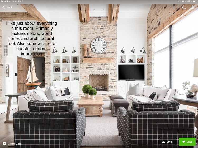 Modern Farmhouse Home with High Vaulted Ceiling | Decorilla