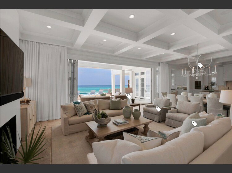 Relaxing Coastal Summer House Interior Design | Decorilla