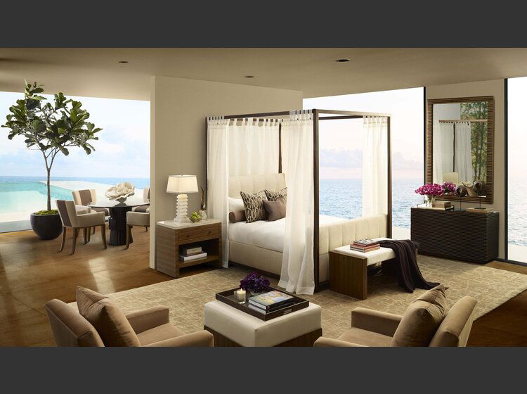 Warm, Transitional Living Room | Decorilla