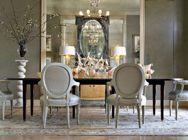 Contemporary Glam Dining Room | Decorilla