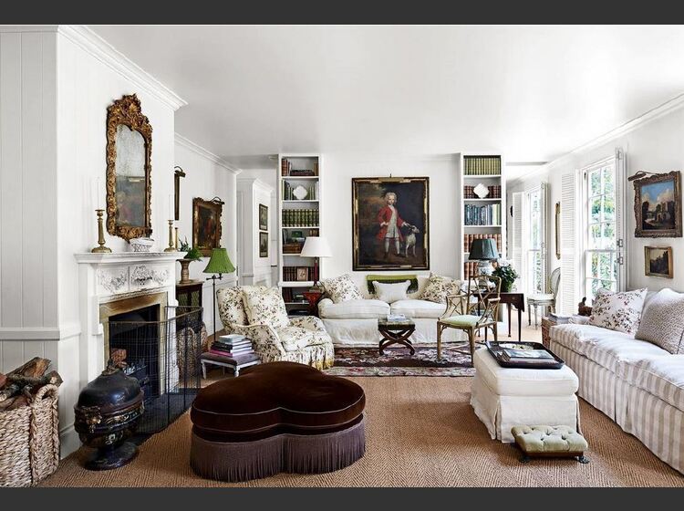 Grand Millenial Style Living Room | Decorilla