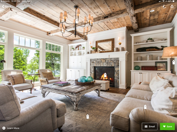 Modern Farmhouse Home with High Vaulted Ceiling | Decorilla