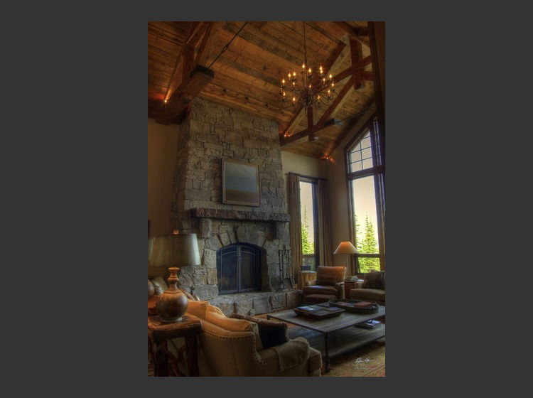 Rustic Vaulted Wood Ceiling Home Interior De... | Decorilla