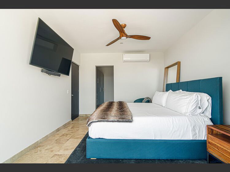 Classy Interior Design With Blue Accent Pieces | Decorilla