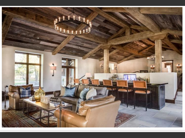 Modern Rustic Cabin Living Room Design | Decorilla