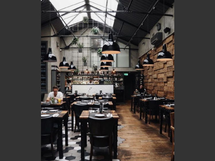 Modern Rustic Living Room & Patio Design | Decorilla