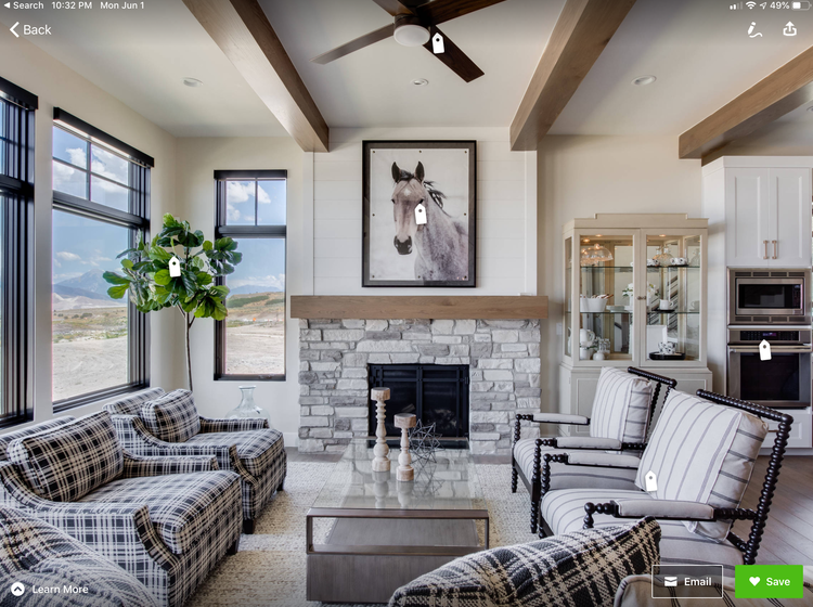 Modern Farmhouse Home with High Vaulted Ceiling | Decorilla