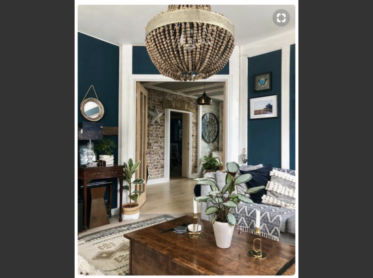 Eclectic Transitional Living Space Design | Decorilla