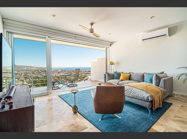 Classy Interior Design With Blue Accent Pieces | Decorilla