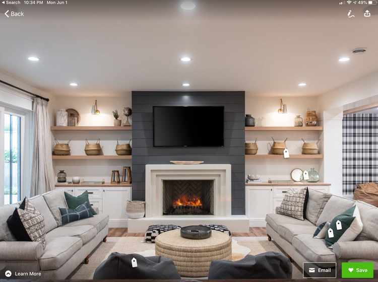 Modern Farmhouse Home with High Vaulted Ceiling | Decorilla