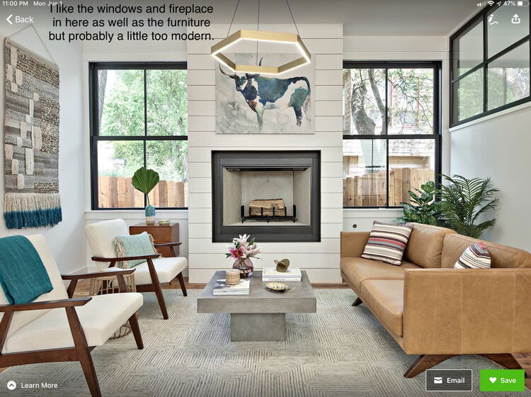 Modern Farmhouse Home with High Vaulted Ceiling | Decorilla