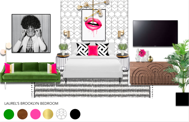 Pop of Color for the Bedroom, Bathroom, and ... | Decorilla