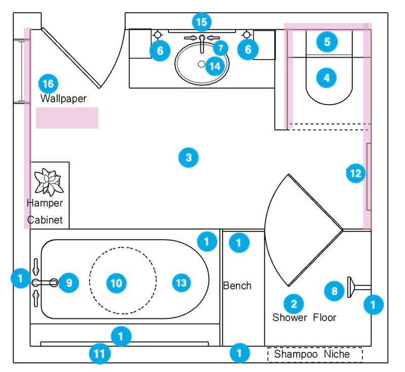Amazing Modern Bathroom Renovation | Decorilla