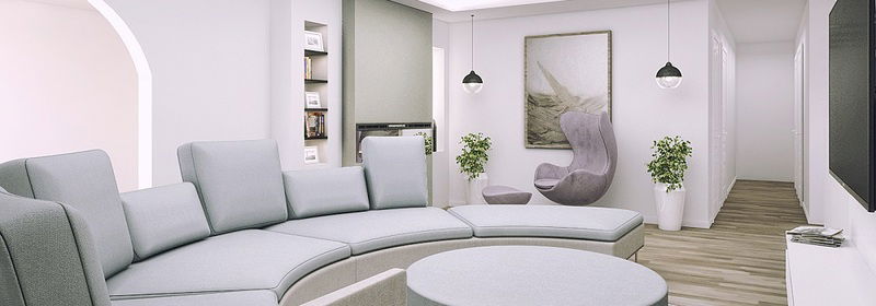 Modern Clean Living/Dining Transformation | Decorilla