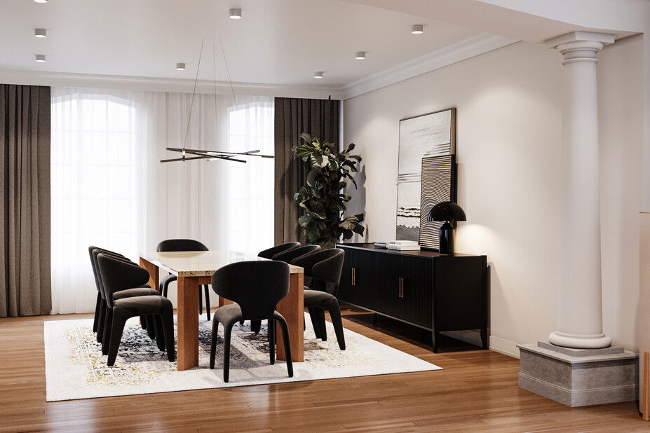 Modern Neutral Living Room Reno | Decorilla