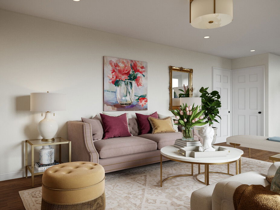 Grand Millenial Style Living Room | Decorilla