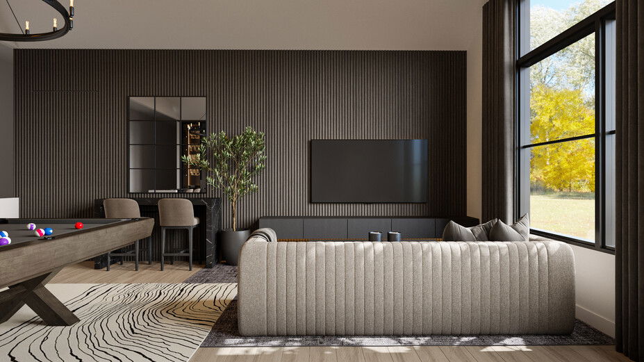 Contemporary Style Home & Game Room | Decorilla