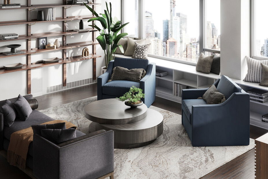 Sophisticated Penthouse Interior Design | Decorilla