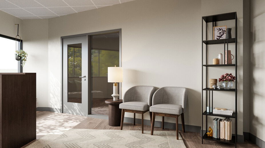 Private Therapy Office & Lobby Design | Decorilla