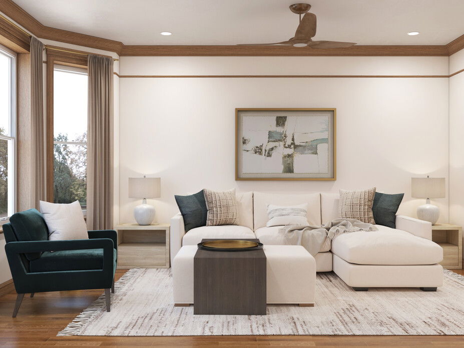 Modern and Light Living Room Design | Decorilla
