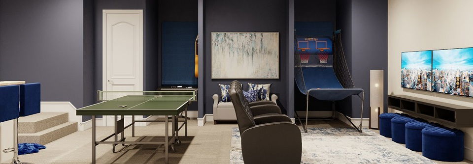 Family Fun Game Room Decor Idea | Decorilla