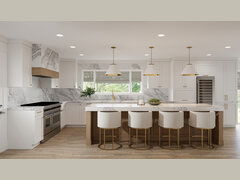 White Modern Kitchen Remodel | Decorilla
